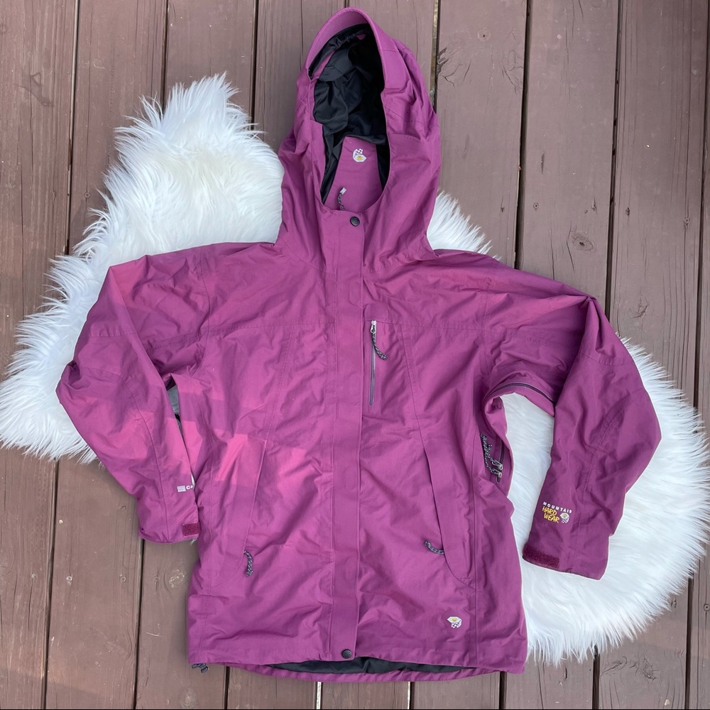 Mountain Hardware Jacket Conduit W Hood Nylon - Gem